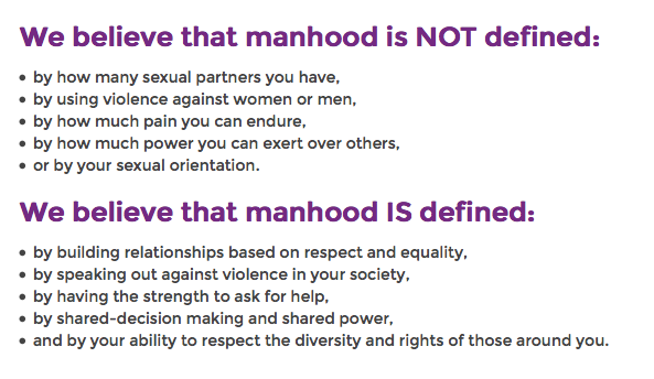 Hear How A Group Of Guys From A Major Men's Org. Define Masculinity