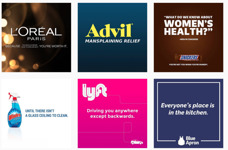 Feminist Instagram Project Reimagines Popular Advertising Campaigns ...