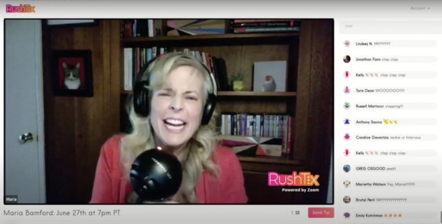 How RushTix CEO Jill Bourque Pivoted In 2020 To Create The Biggest Comedy Club On The Planet ...